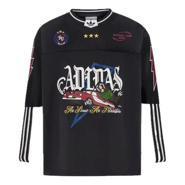 Adidas Wild Jersey Asia Sizing - Black
