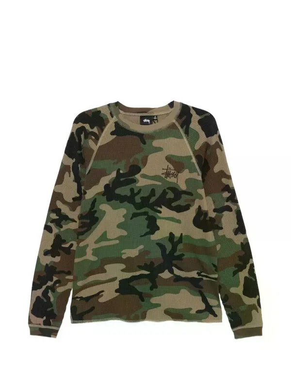 StÜssy Camouflage Crew-neck T-shirt