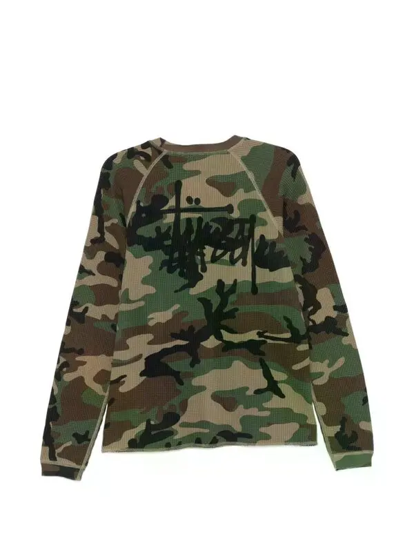 StÜssy Camouflage Crew-neck T-shirt