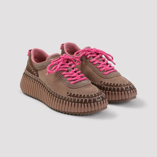 Chloé Nama Sneakers - Brown