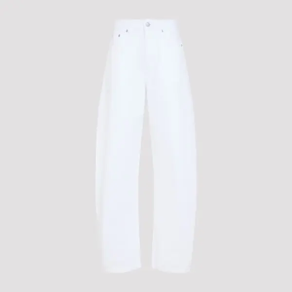 Alaïa Round Trousers - White