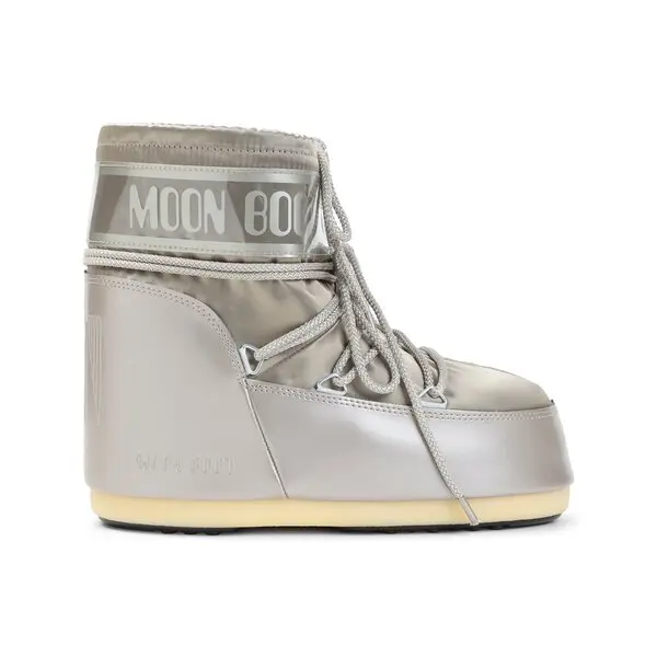 Moon Boot Icon Low Glance Boot - Silver