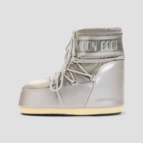 Moon Boot Icon Low Glance Boot - Silver