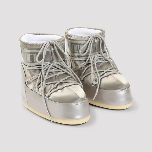 Moon Boot Icon Low Glance Boot - Silver