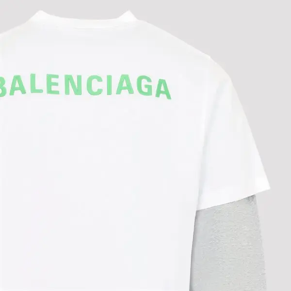 Balenciaga Hybrid Double T-shirt - Green