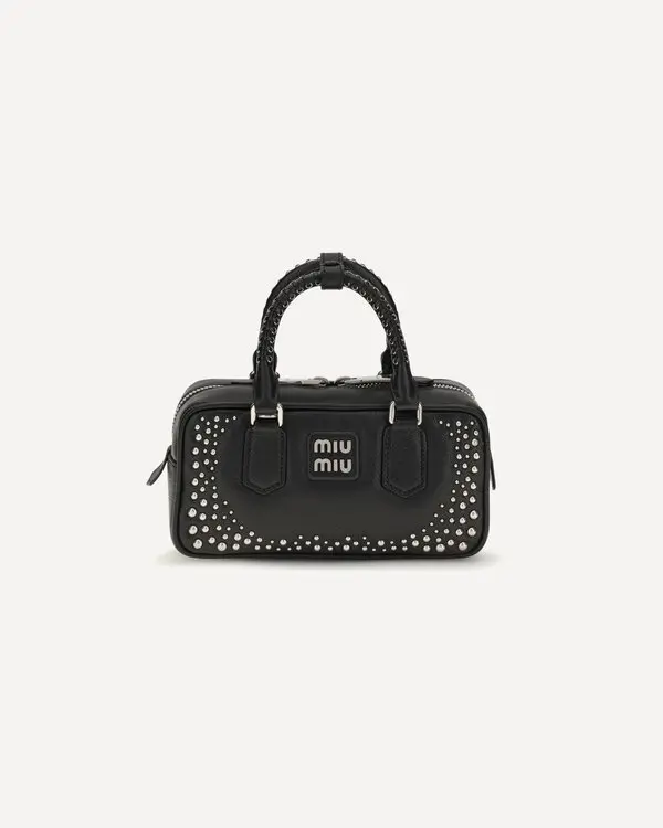 Miu Miu Arcadie Studded Leather Handbag
