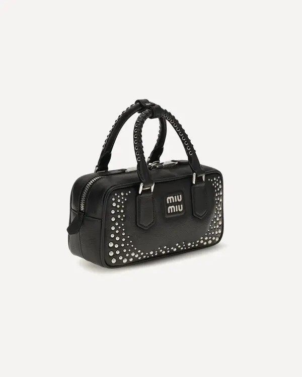 Miu Miu Arcadie Studded Leather Handbag