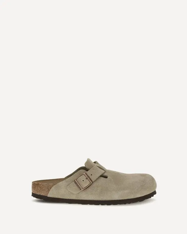 BIRKENSTOCK Boston Mules - Beige