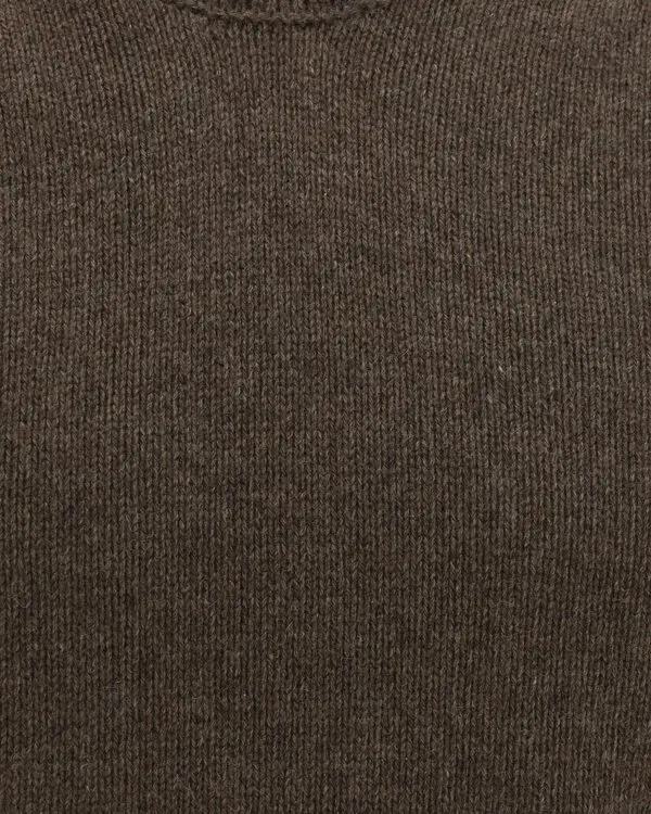 ARAGONA CASHMERE High Neck Sweater - Brown