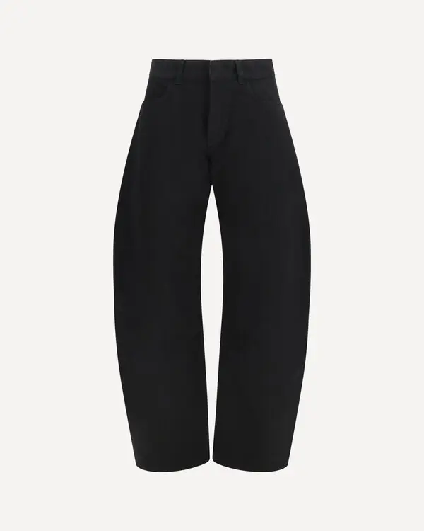 Alaïa Low Rise Rounded Jeans