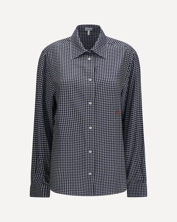 Loewe Silk Shirt - Blue