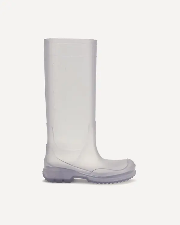 Loewe Logo Rubber Rain Boots - Grey