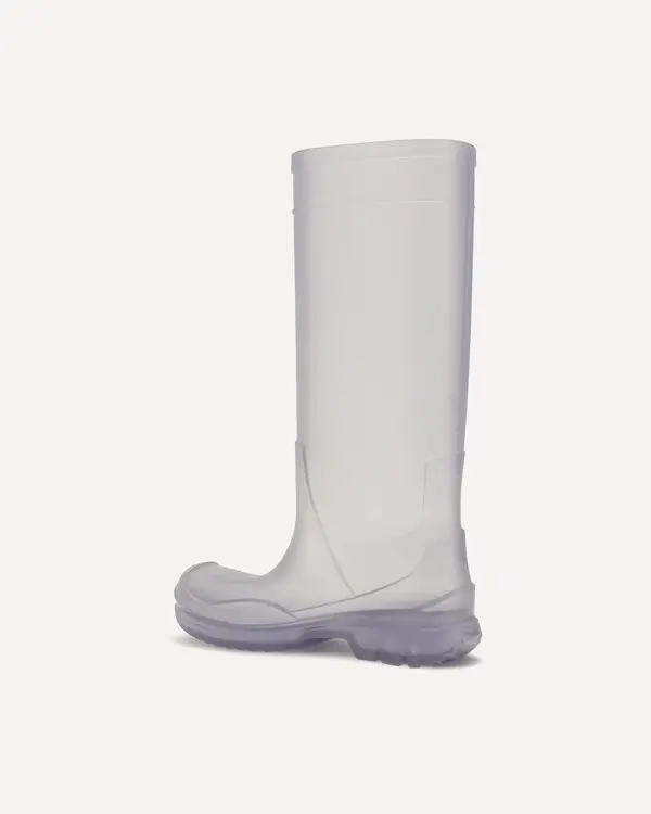Loewe Logo Rubber Rain Boots - Grey