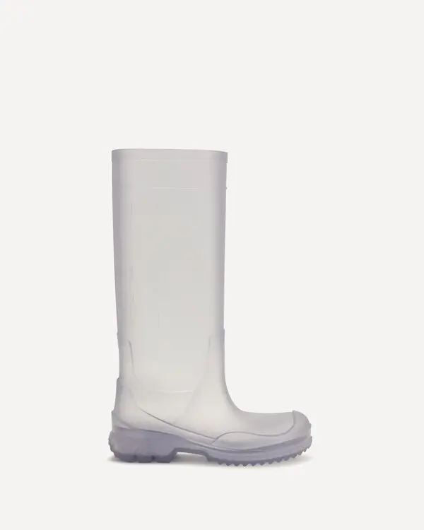 Loewe Logo Rubber Rain Boots - Grey