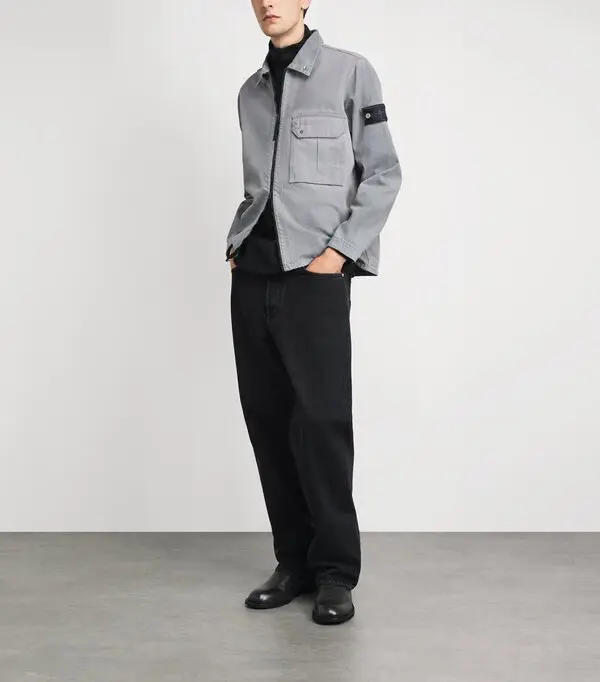 Stone Island Zip-up Overshirt