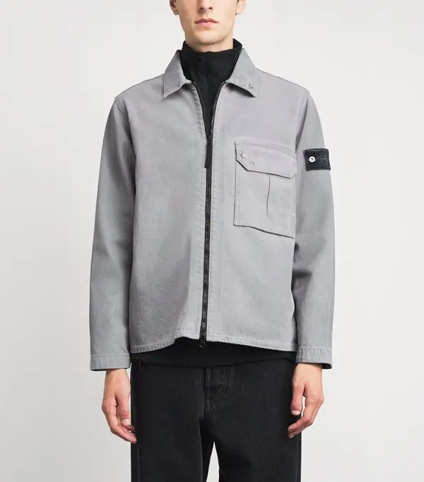 Stone Island Zip-up Overshirt