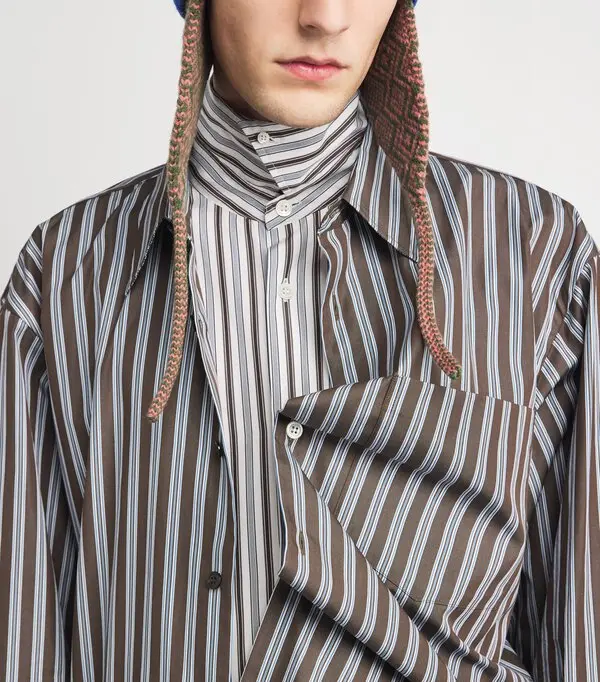 Dries Van Noten Layered Checked Shirt
