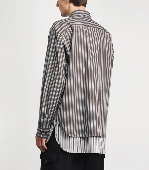 Dries Van Noten Layered Checked Shirt