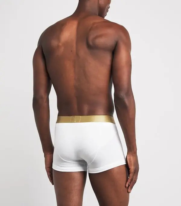 Emporio Armani Stretch-cotton Logo Trunks