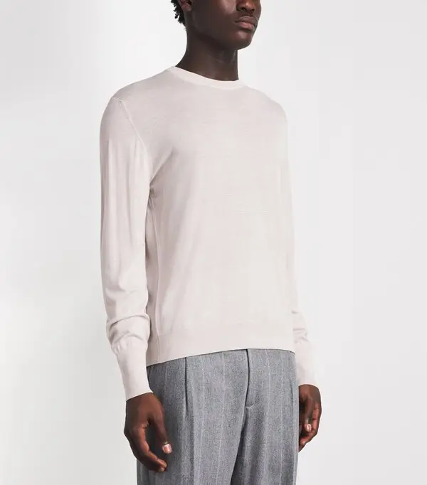 Eleventy Wool Crew-neck Sweater