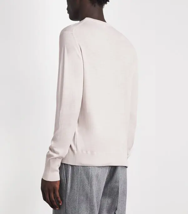 Eleventy Wool Crew-neck Sweater
