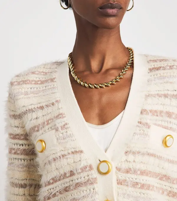 L'Agence Stripe Ariadne Cardigan