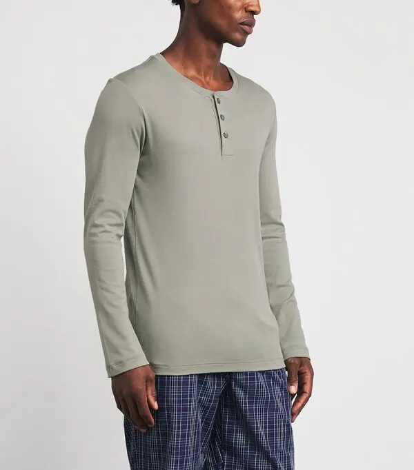 Hanro Cotton Henley T-shirt