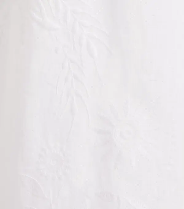 ERES Linen Albatre Embroidered Trousers - Ivory