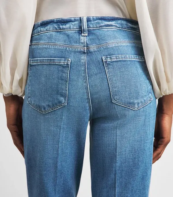 L'Agence Cropped Kendra Flared Jeans