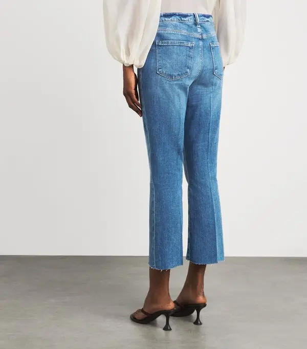 L'Agence Cropped Kendra Flared Jeans