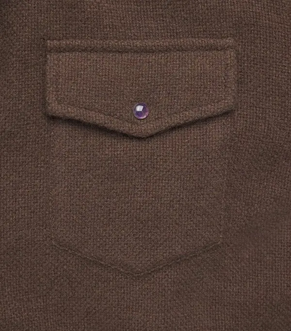 GOD'S TRUE CASHMERE Cashmere Button-up Shirt