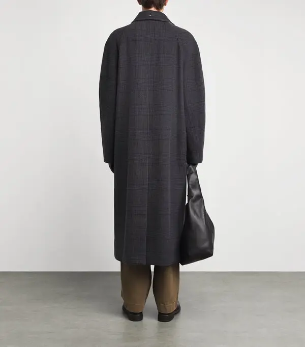 Our Legacy Mohair-blend Single-breasted Overcoat