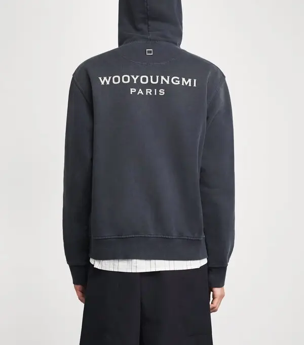 WOOYOUNGMI Garment-dyed Hoodie