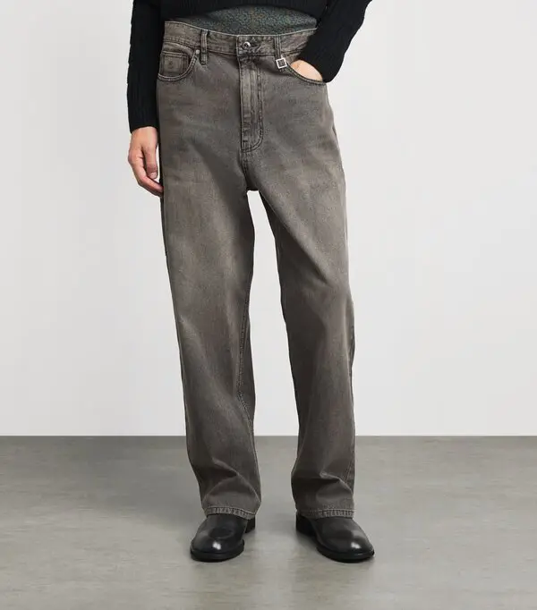 WOOYOUNGMI Cotton Corduroy Jeans