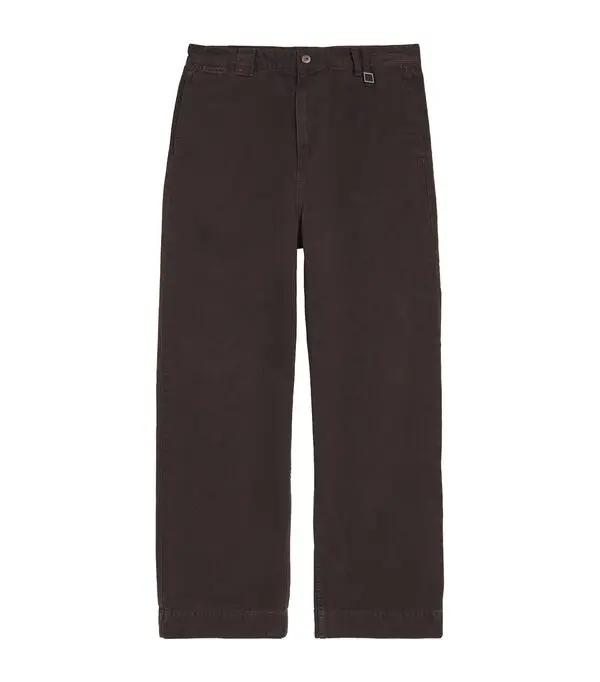 WOOYOUNGMI Cotton Canvas Wide-leg Jeans