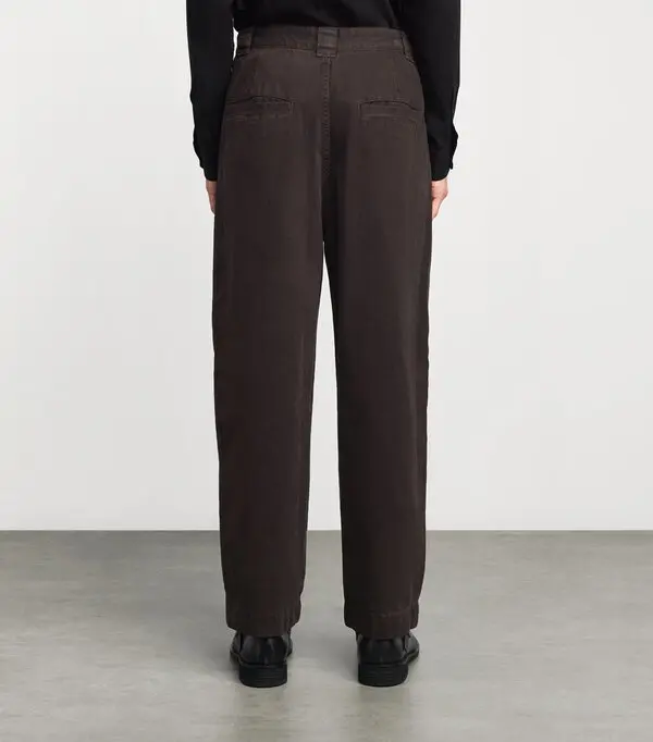WOOYOUNGMI Cotton Canvas Wide-leg Jeans