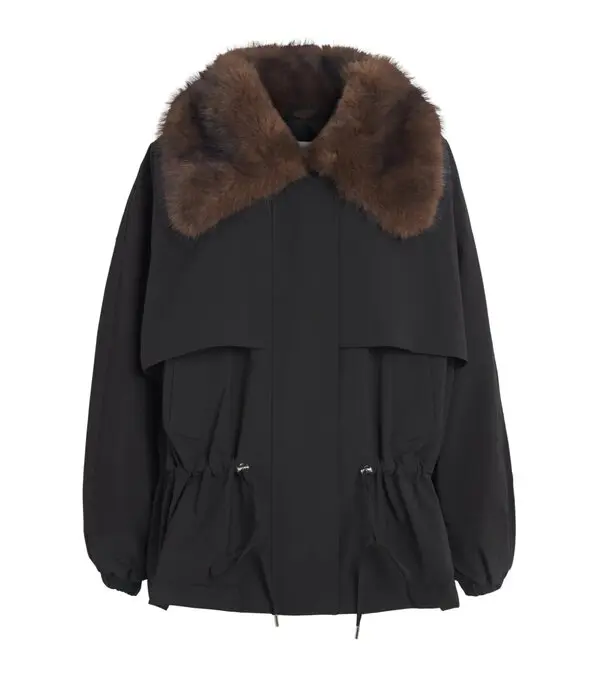 CHAROUX Faux Fur-collar Arctik Parka