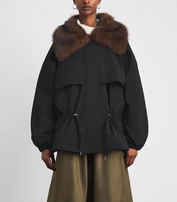 CHAROUX Faux Fur-collar Arctik Parka