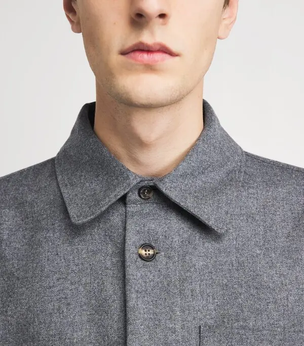 Gabriela Hearst Wool-cashmere Drew Overshirt