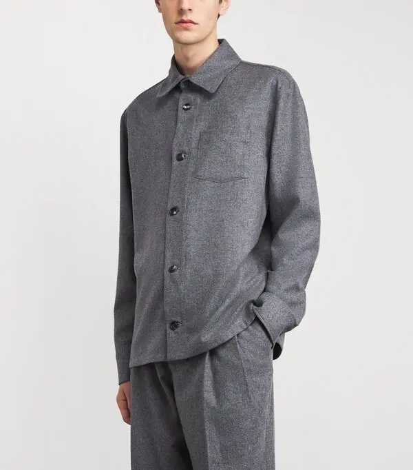 Gabriela Hearst Wool-cashmere Drew Overshirt