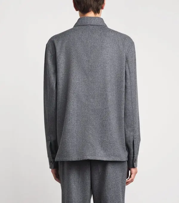 Gabriela Hearst Wool-cashmere Drew Overshirt
