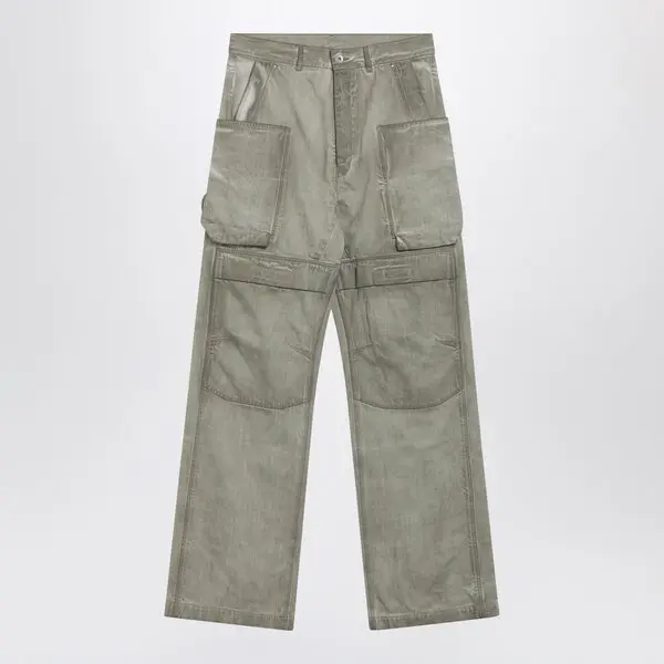 Rick Owens Sand Vintage-effect Cargo Trousers