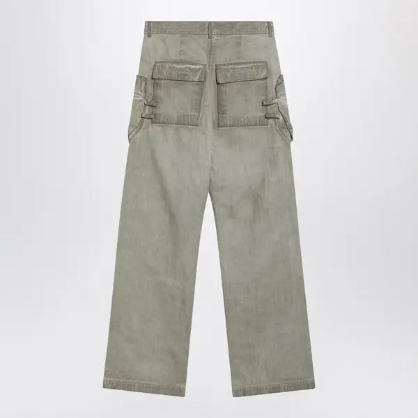 Rick Owens Sand Vintage-effect Cargo Trousers