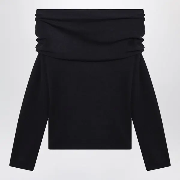 Max Mara Navy Lightweight Cashmere Sweater