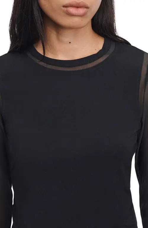Rag & Bone Luca Shadow Long Sleeve Top
