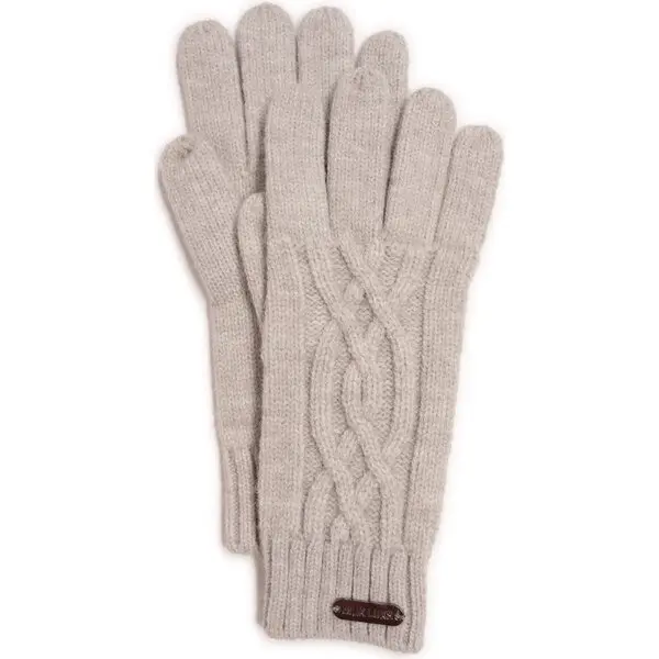 MUK LUKS Cozy Eyelash Yarn Gloves - Medium Grey Heather