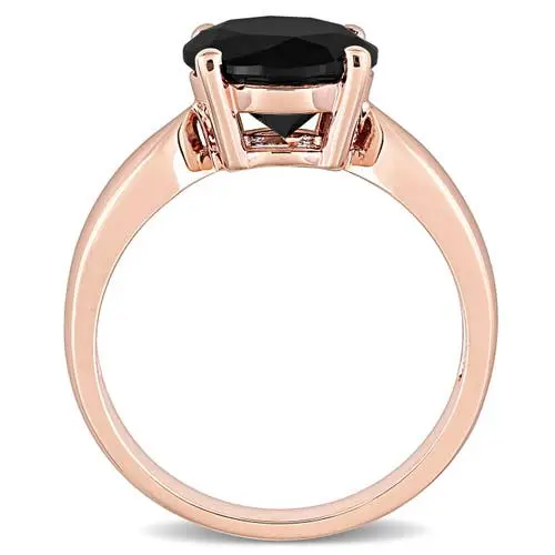 JULIANNA B. 3 Ctw Black Solitaire Ring 10k