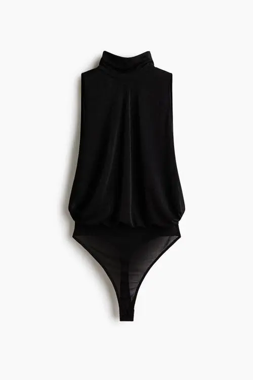 H&M Draped Thong Bodysuit