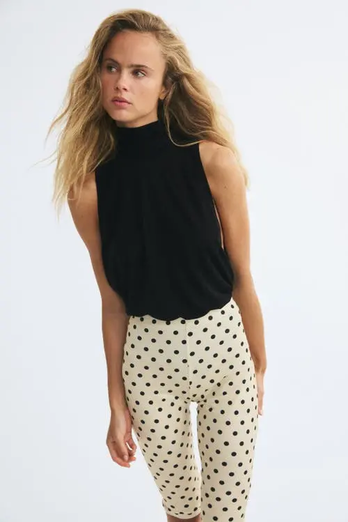 H&M Draped Thong Bodysuit