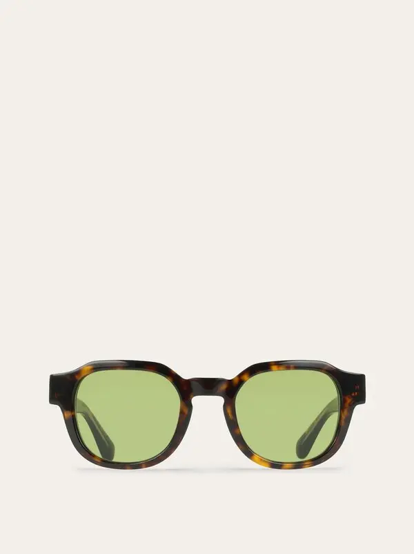 FERRAGAMO Round Frame Sunglasses - Brown